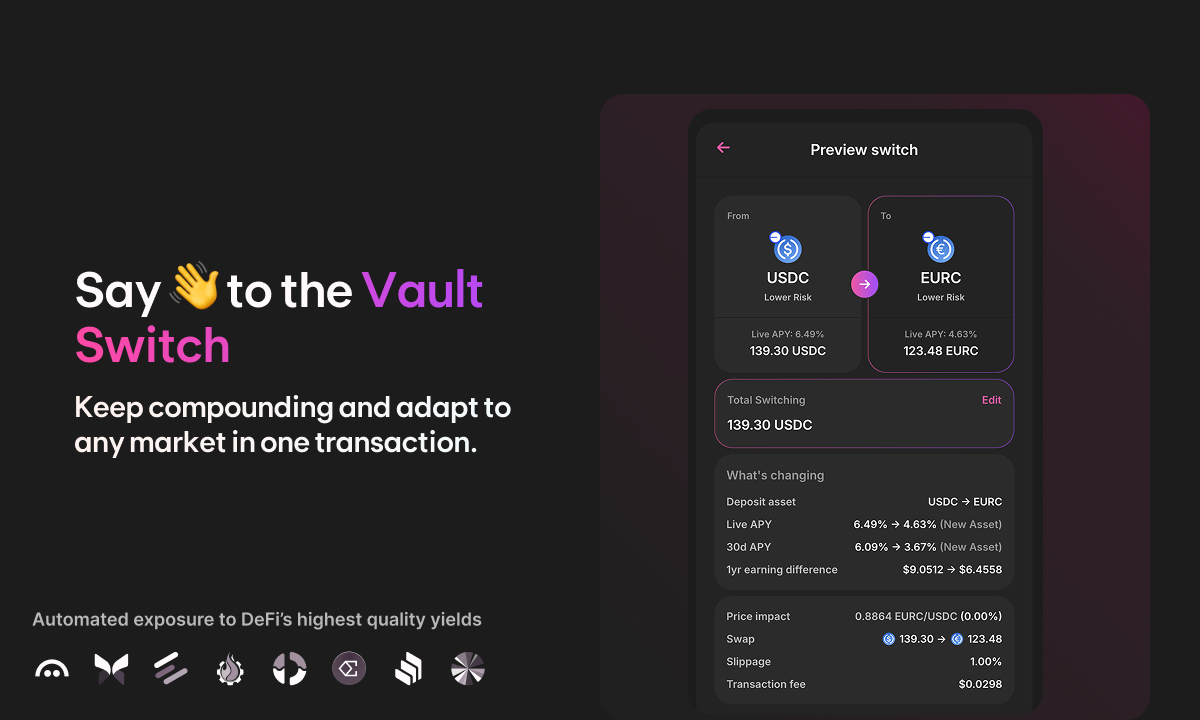 Introducing Vault Switch: adapt your Lazy Summer position to any market ...
