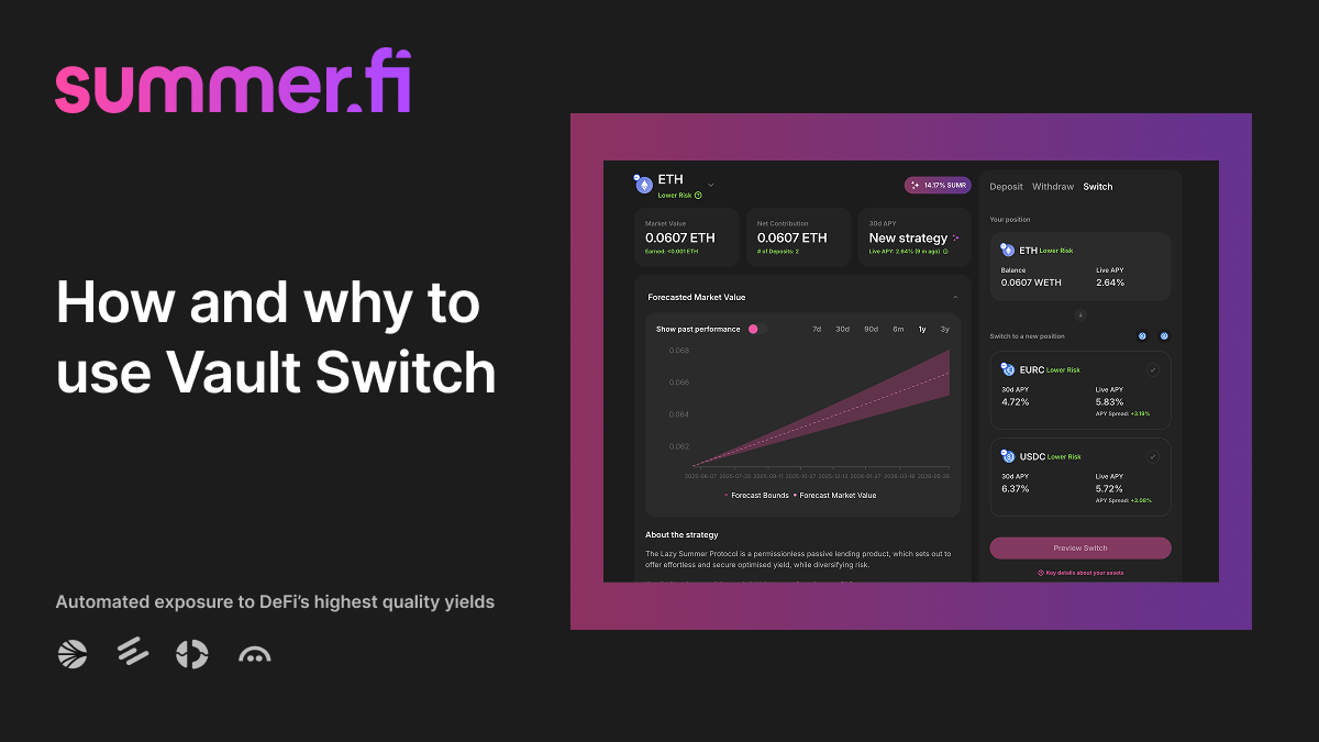 How To Use Vault Switch to adapt to market shifts in one transaction