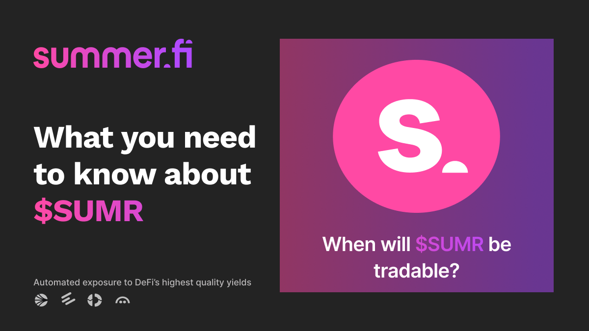 Everything you need to know about SUMR transferability